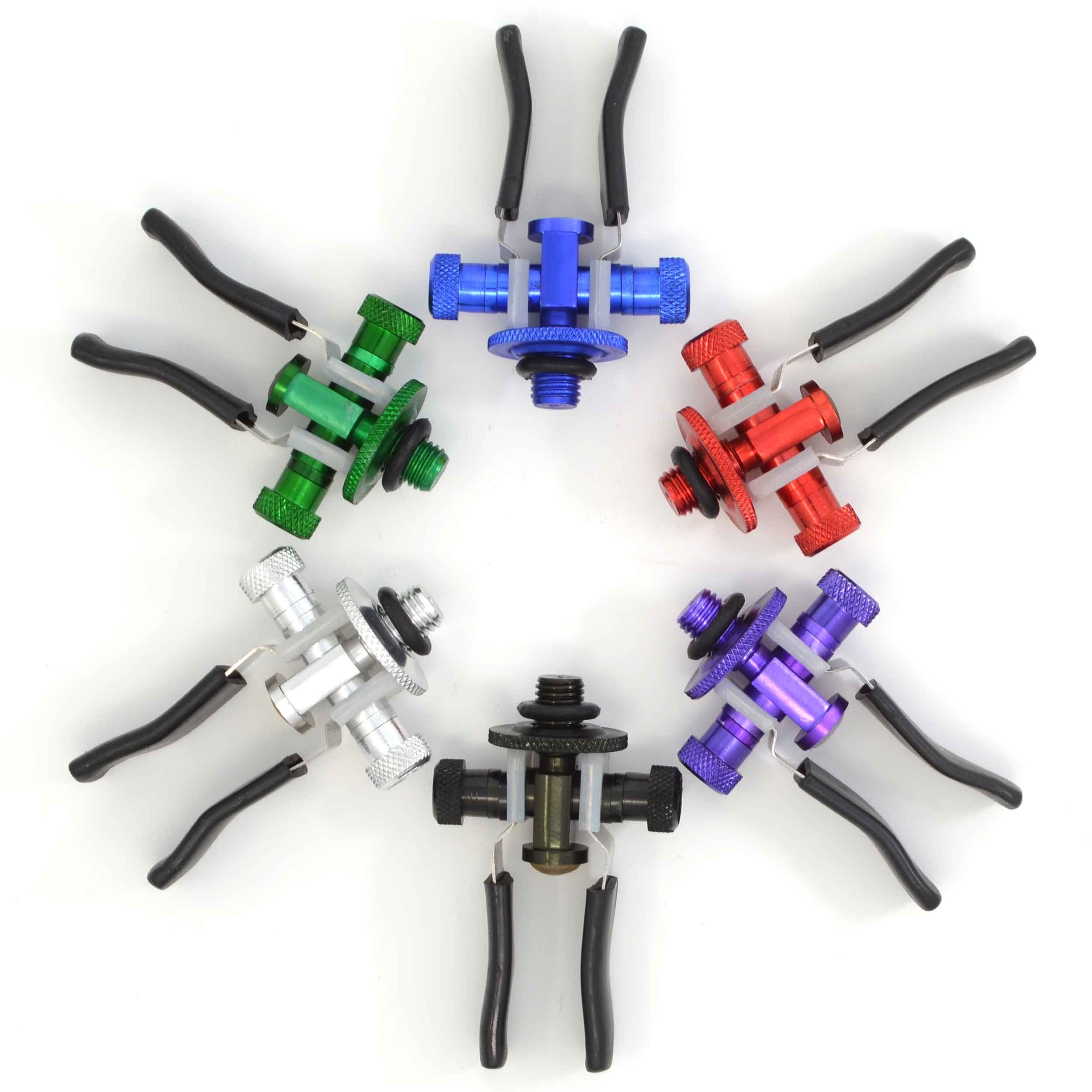 3 x Anodised Aluminium Butt Rest back rest rod restcarp fishing rod pod ...
