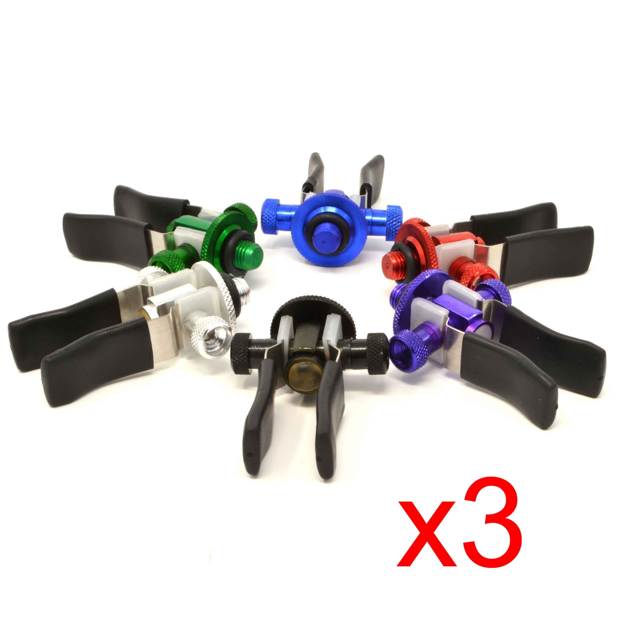 3 x Anodised Aluminium Butt Rest back rest rod restcarp fishing rod pod ...